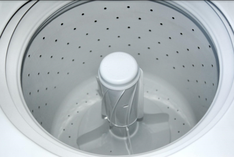 Top view inside a Top Loading Washing Machine - Christiansonco